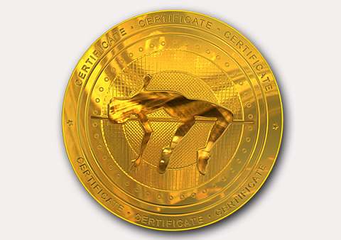 Free High Jump Certificate templates - Add Printable Badges & Medals