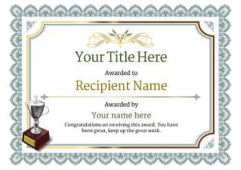 Free Ice Skating Certificate templates - Add Printable Badges & Medals