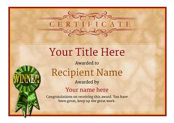 Free Cycling Certificate templates - Add Printable Badges & Medals