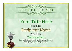 Free Cycling Certificate templates - Add Printable Badges & Medals