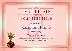 Free Rugby Certificate templates - Add Printable Badges & Medals