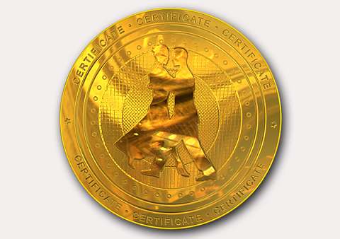 Free Tango Dance Certificate templates - Add Printable Badges & Medals