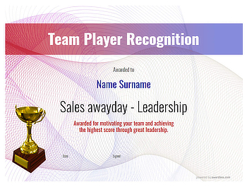 Free Certificate of Recognition template downloads. Easy online editing